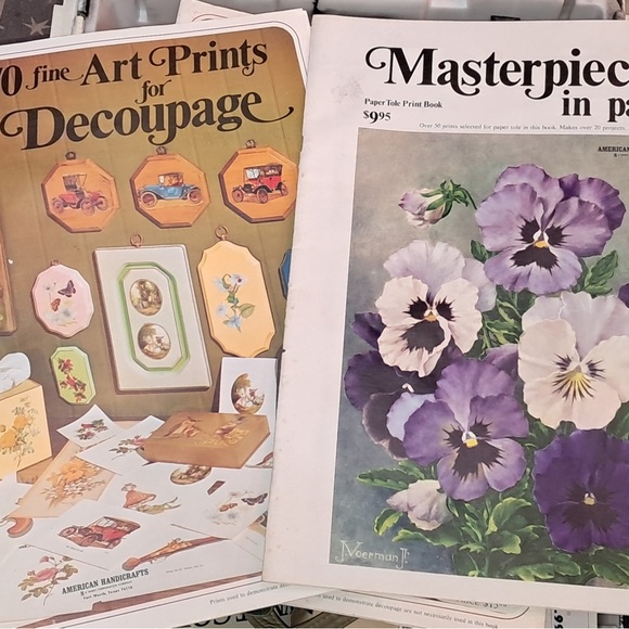 American Handicrafts | Art | Art Print Books For Decoupage And ...